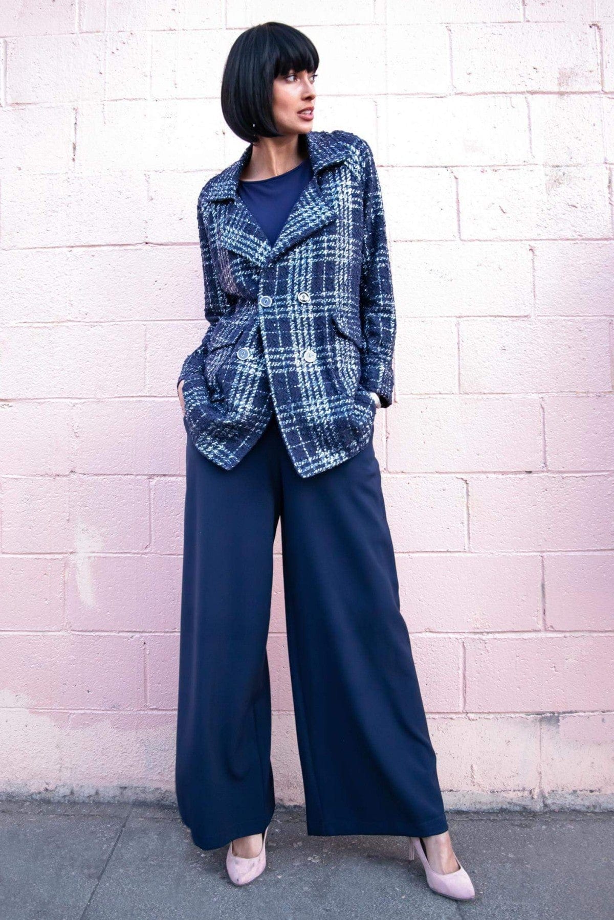 Logan Coat - Midnight Paris – Eva Franco