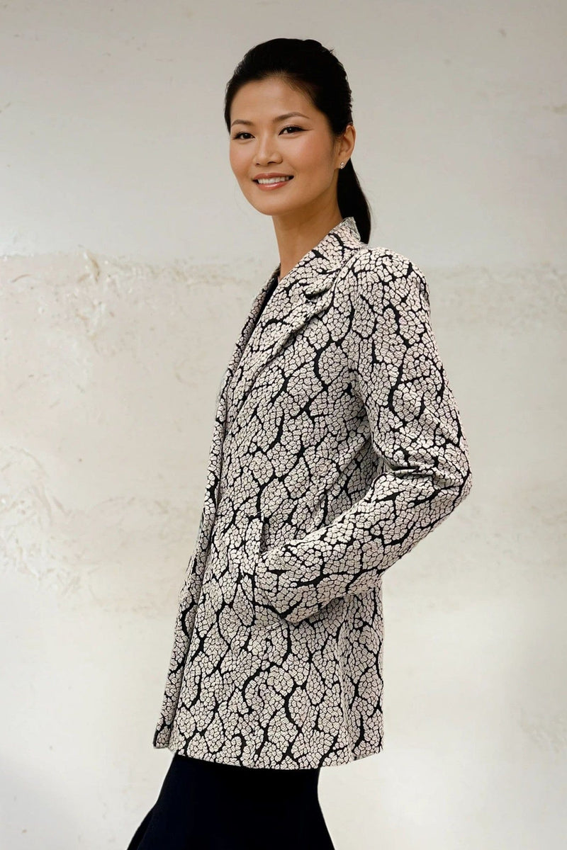 Alexey Jacket – Black and White – Eva Franco