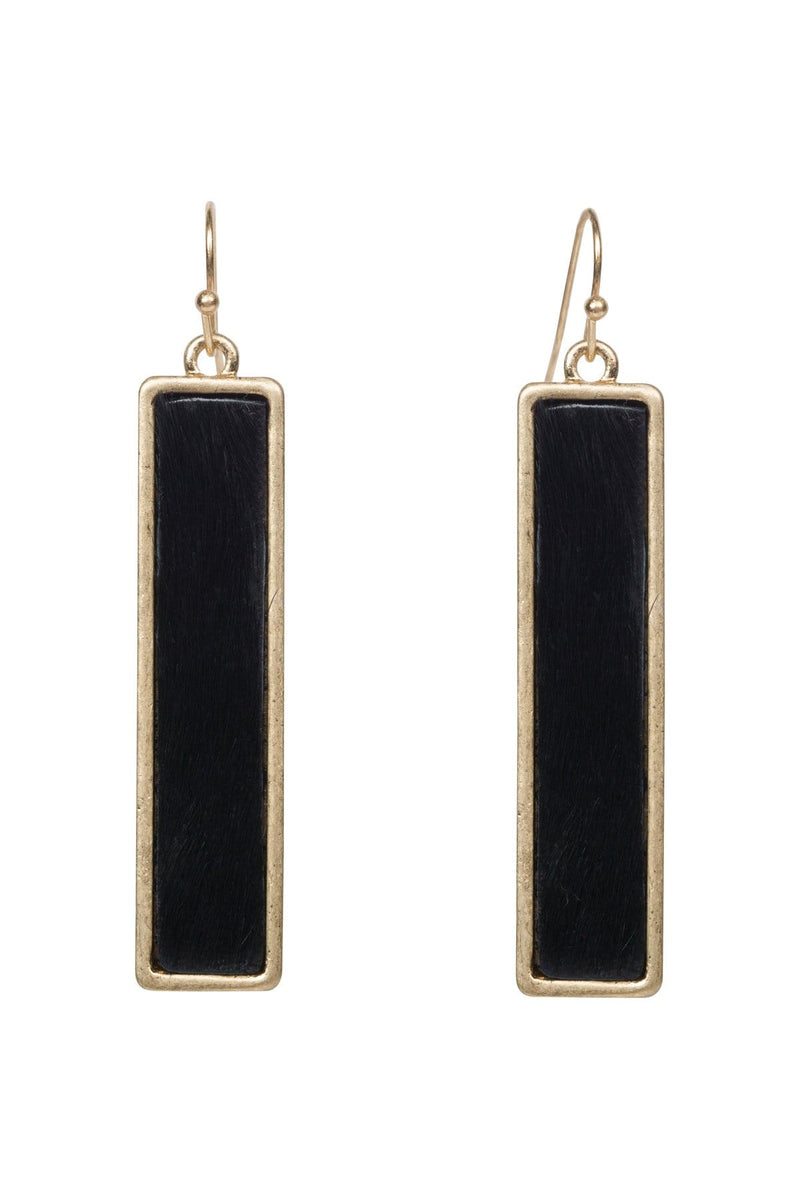 Textured Rectangle Drop Earrings – Eva Franco