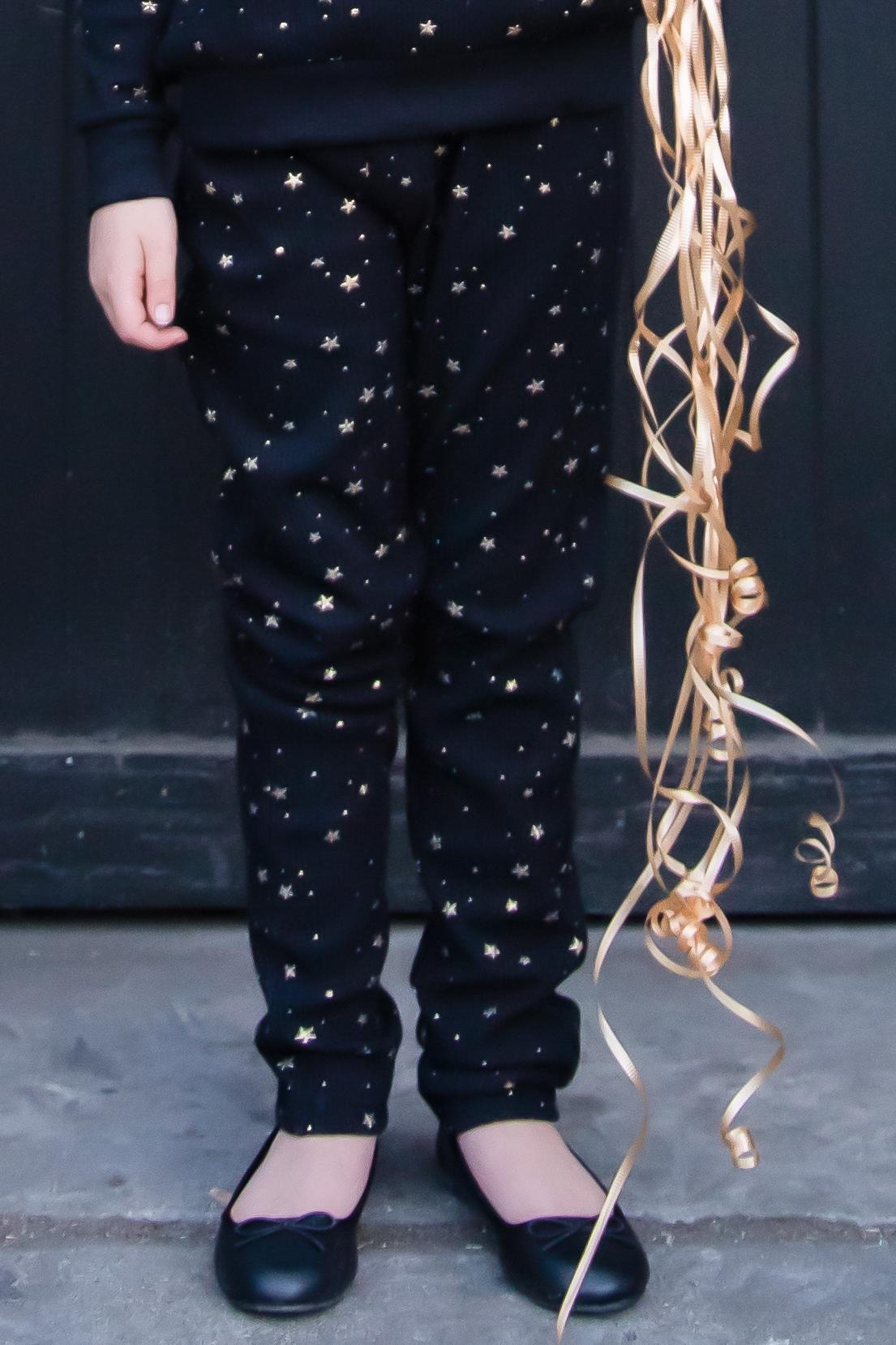 Chia Mini Jogger - Black Star - Girls – Eva Franco