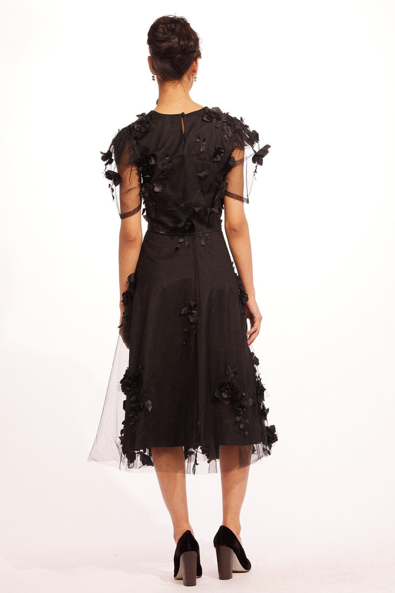 Maja Skirt - Caviar Bloom – Eva Franco
