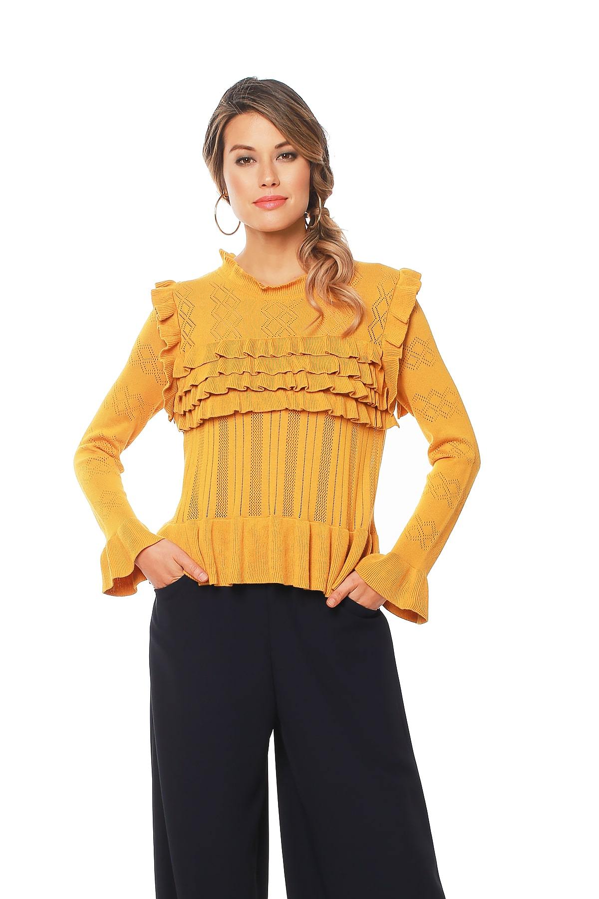 Gail Sweater - Marigold – Eva Franco