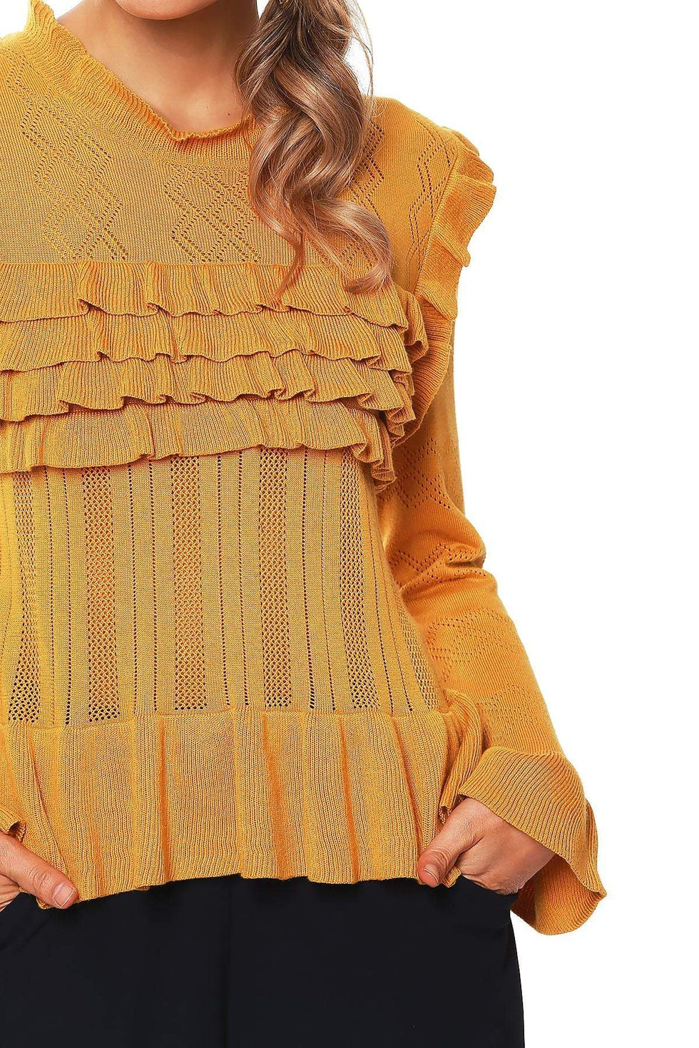 Gail Sweater - Marigold – Eva Franco