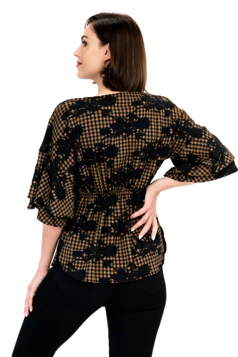Laszlo Top - Coco Plaid – Eva Franco